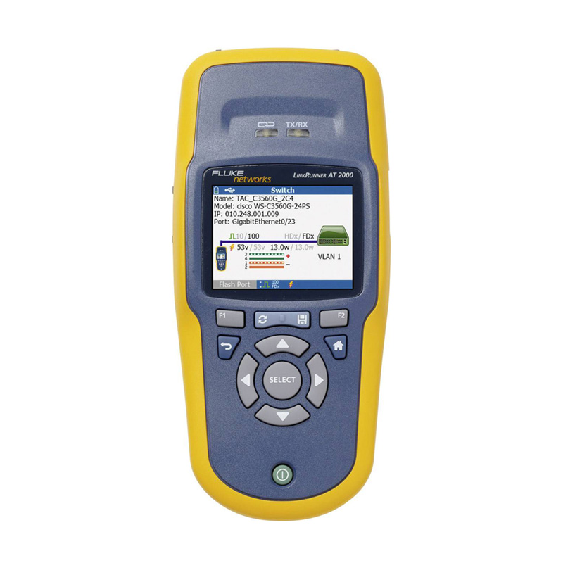 FLUKE LinkRunner AT - توسعه شبکه آداک |سرور|اکتیو|پسیو